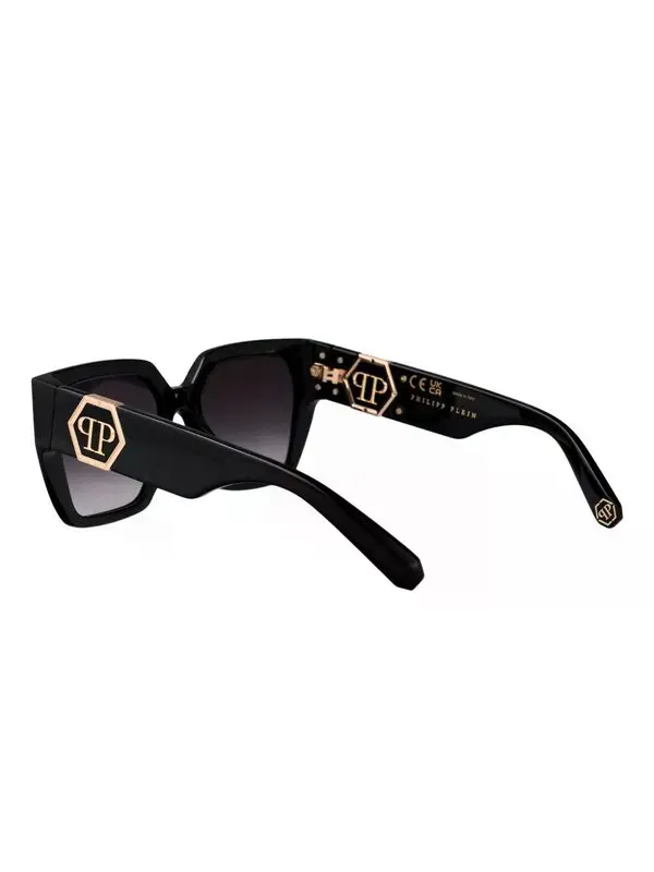 Philipp Plein Logo-detail Sunglasses - Black