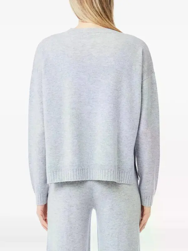 Liu Jo V-neck Ribbed Hem Sweater