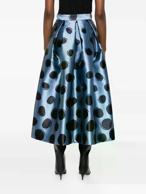 LUNATICA MILANO Pleated Maxi Skirt
