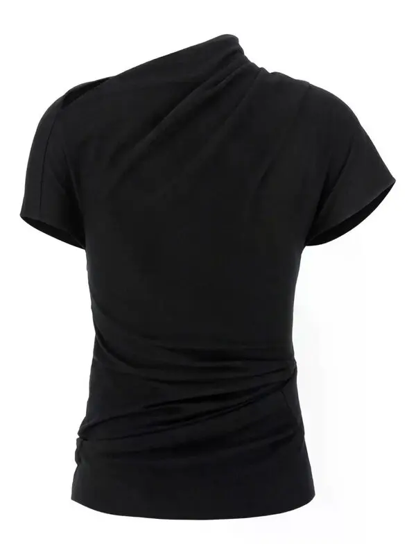 ENTIRE STUDIOS Draped Short-sleeve Top