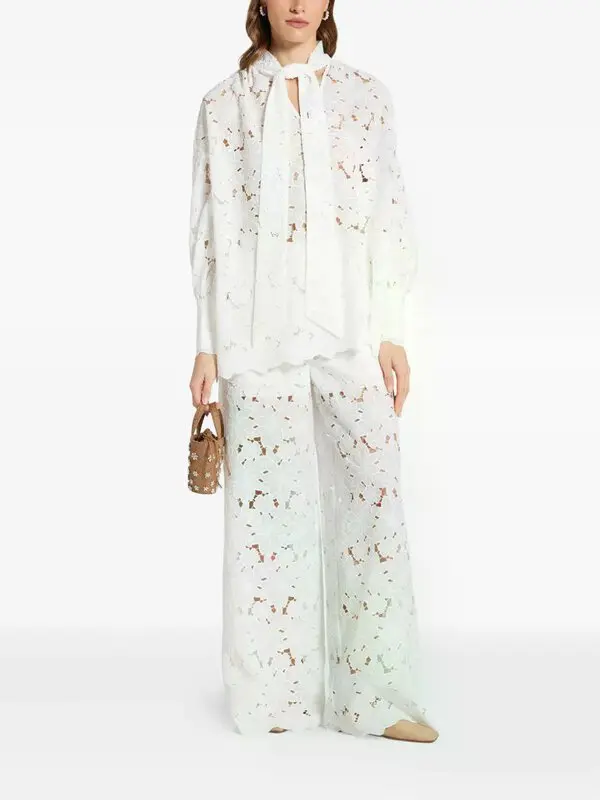 VASILIKI Floral Lace Trousers