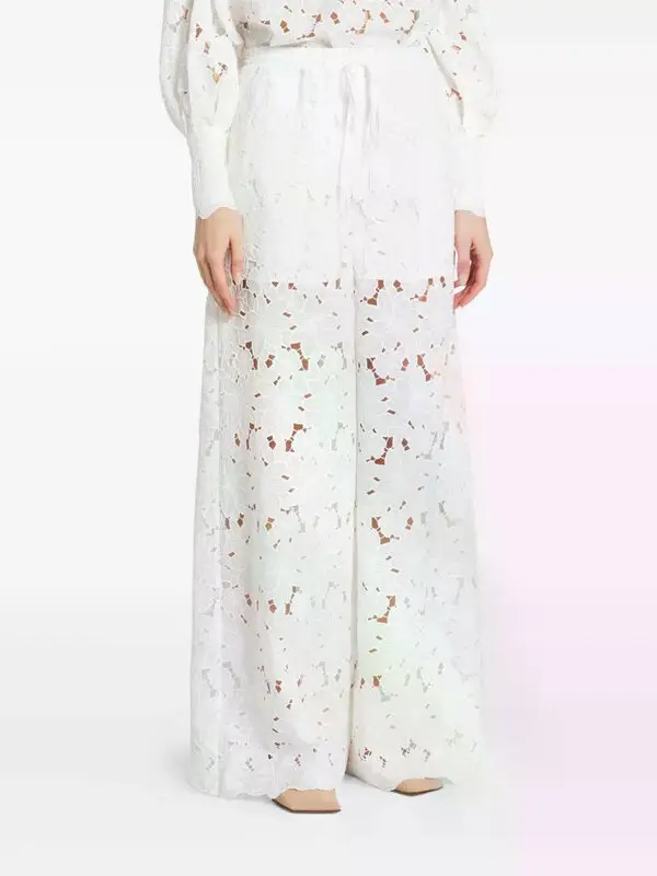 VASILIKI Floral Lace Trousers
