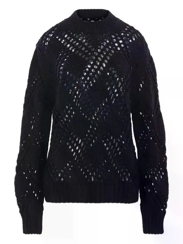 JIL SANDER Geometric-pattern Knit Sweater