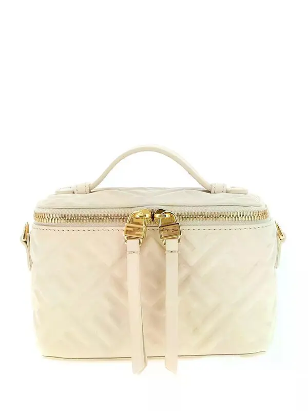 Fendi Vanity Ff-pattern Quilted Tote