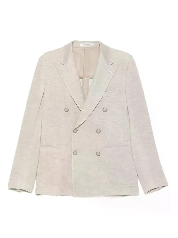 Tagliatore Double-breasted Jacket With Patch Pockets