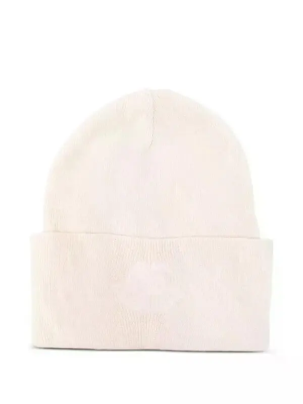 Fiorucci Logo-embroidered Beanie - Neutrals