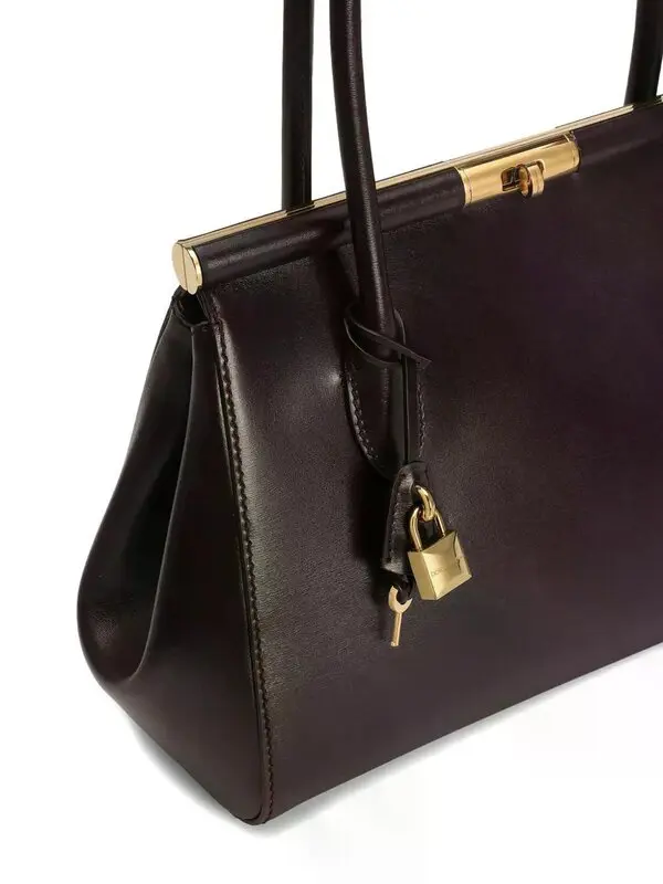 Dolce & Gabbana Marlene Padlock Tote Bag - Red