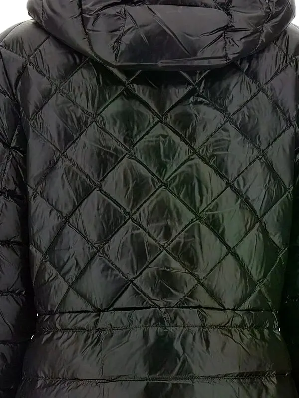 Mackage Diamond-quilted Hooded Coat - Black