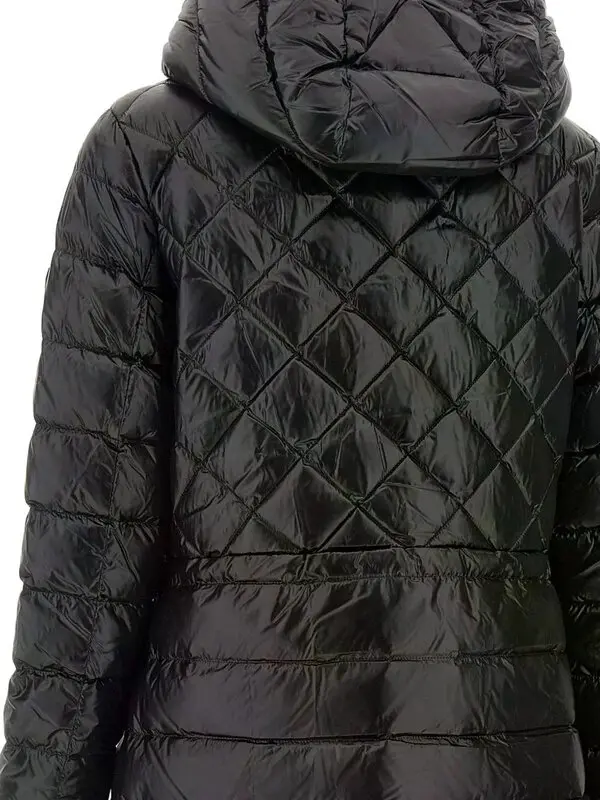Mackage Diamond-quilted Hooded Coat - Black