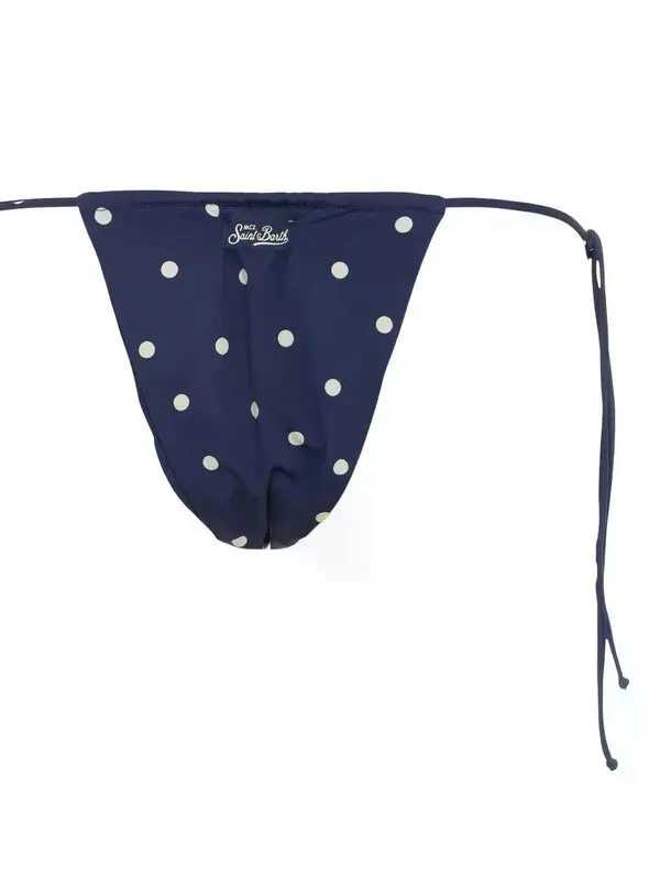 MC2 SAINT BARTH Polka-dot Tie-side Bikini Bottom