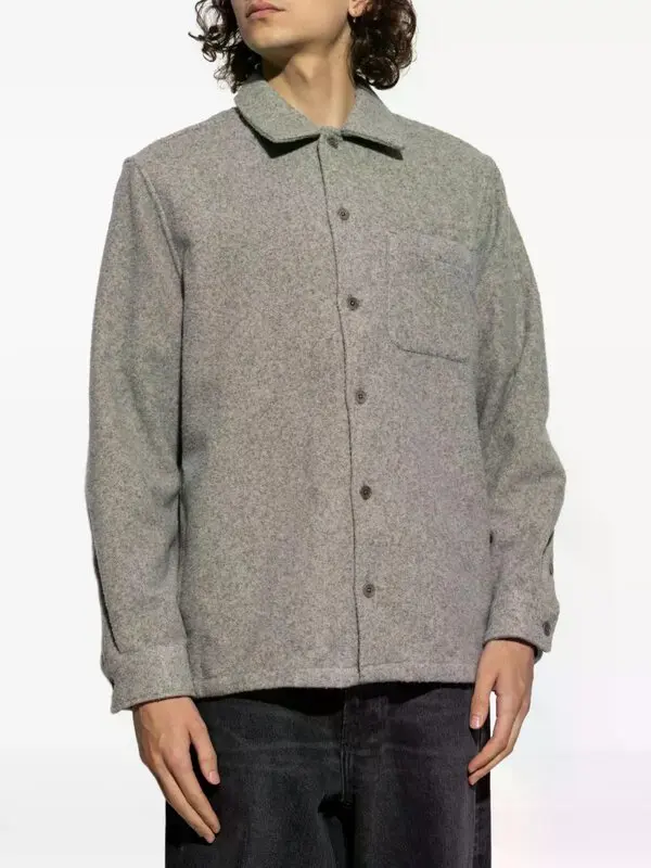 SAMSOE SAMSOE Button-fastening Overshirt