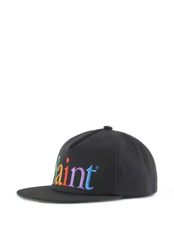SAINT MXXXXXX Rainbow-embroidered Baseball Cap