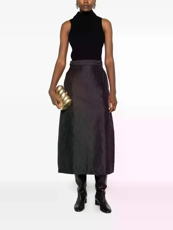 LUNATICA MILANO Textured Maxi Skirt