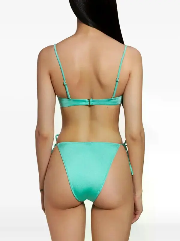 NOIRE SWIMWEAR Gathered-cup Bikini