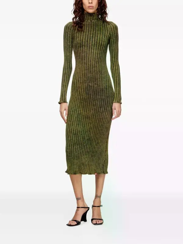 DIESEL® D-wavya Ribbed Midi Dress