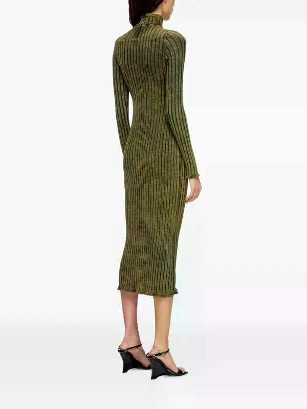 DIESEL® D-wavya Ribbed Midi Dress