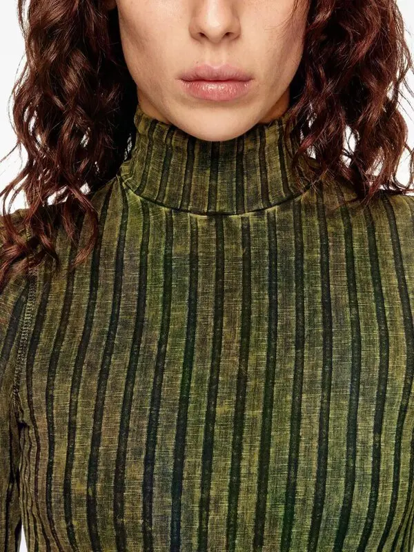 DIESEL® D-wavya Ribbed Midi Dress