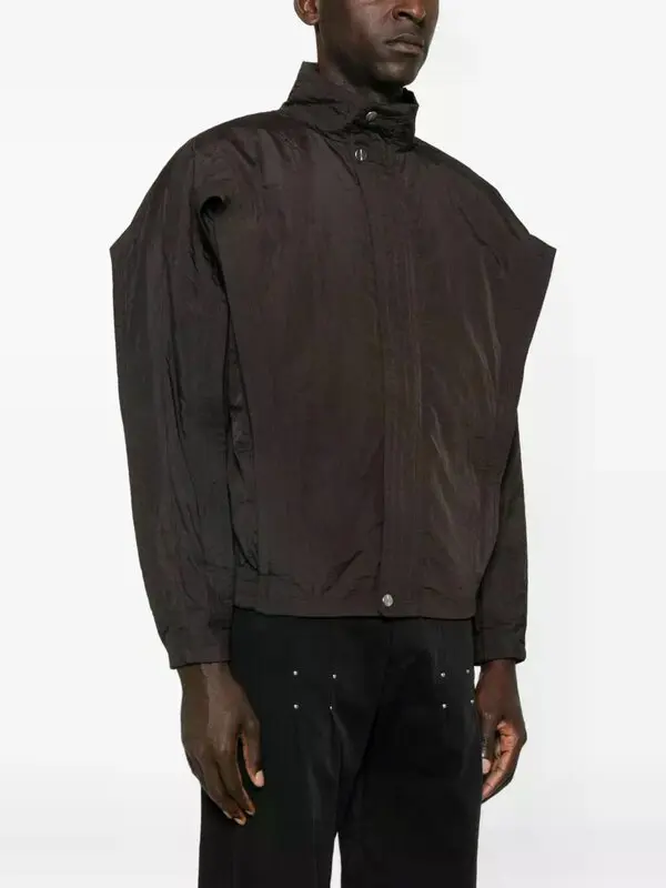 J.L-A.L High-neck Buttoned Jacket
