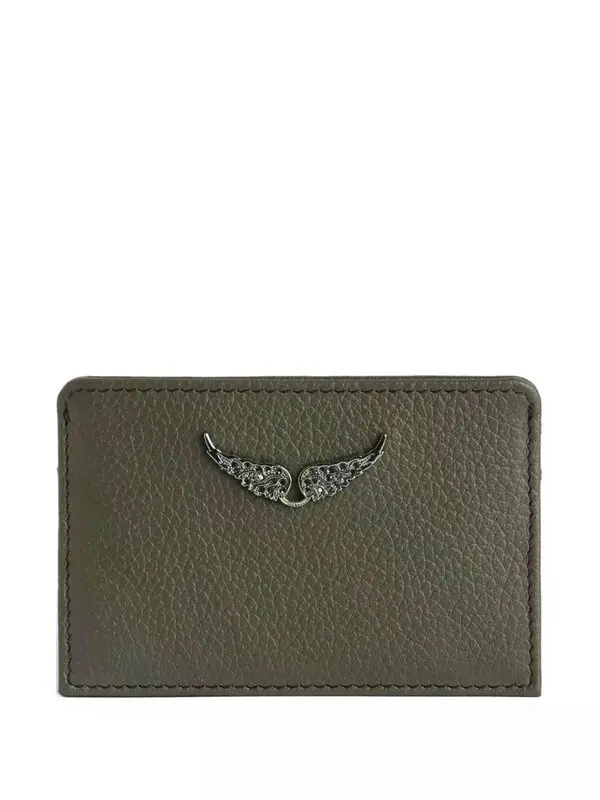 Zadig&Voltaire Leather Wing Cardholder - Green