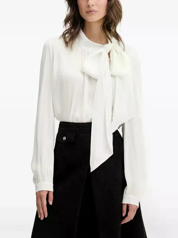 Hugo Bow-detail Blouse