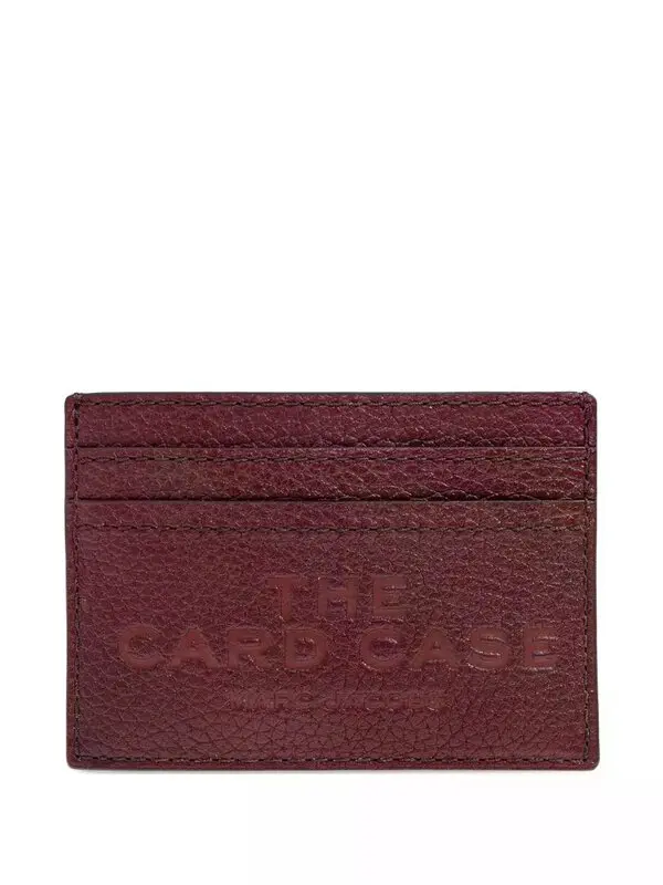 Marc Jacobs Logo-embossed Cardholder - Red