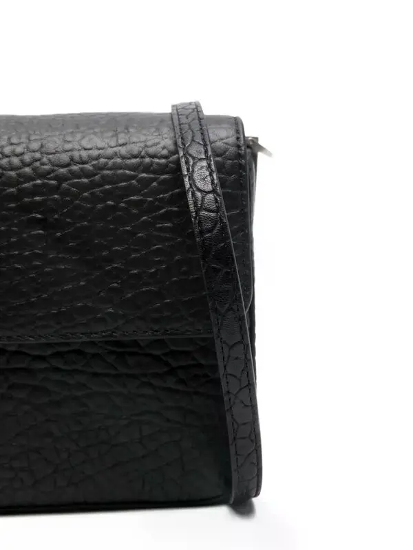 Pinko Textured Leather Shoulder Bag
