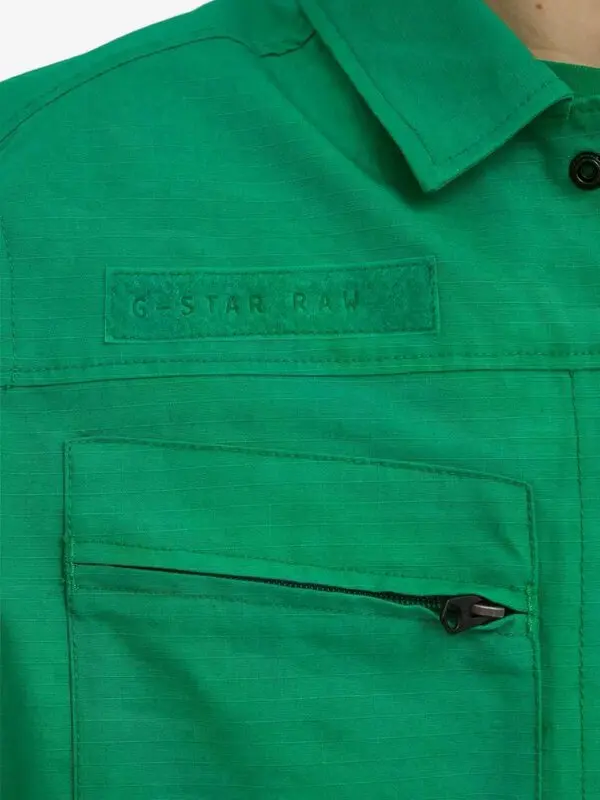 G-star Raw Logo-patch Overshirt