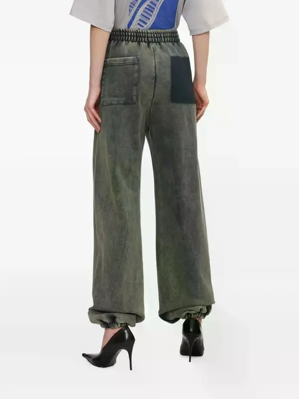 We11Done Elasticated-cuff Logo Trousers