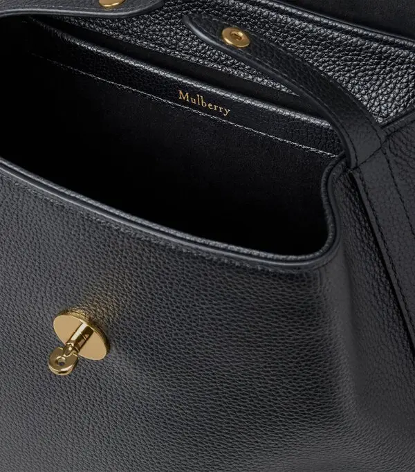Mulberry Mini Leather Backpack - Black
