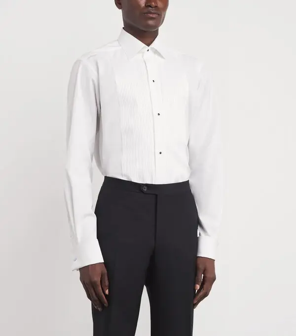 Eton Plissé-front Contemporary Fit Shirt