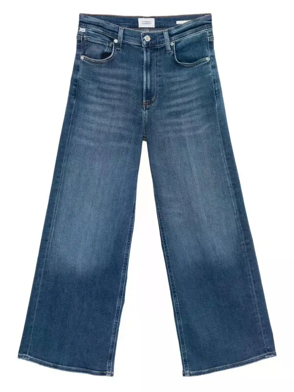 Citizens Of Humanity Lyra Cropped Wide Leg Jeans