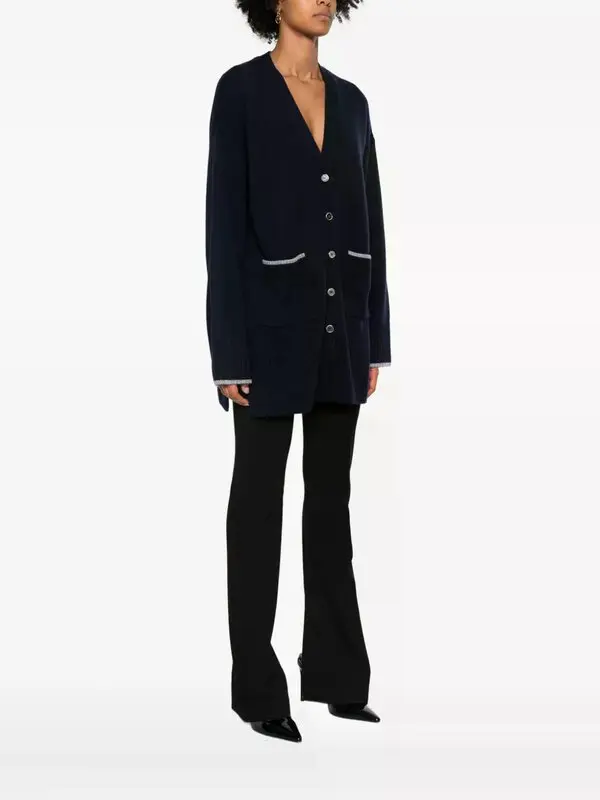 Pinko Button-up Cardigan With Pocket Detail