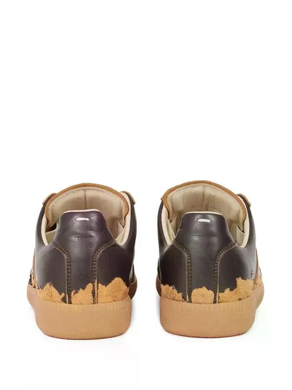 MAISON MARGIELA Replica Lace-up Sneakers - Brown
