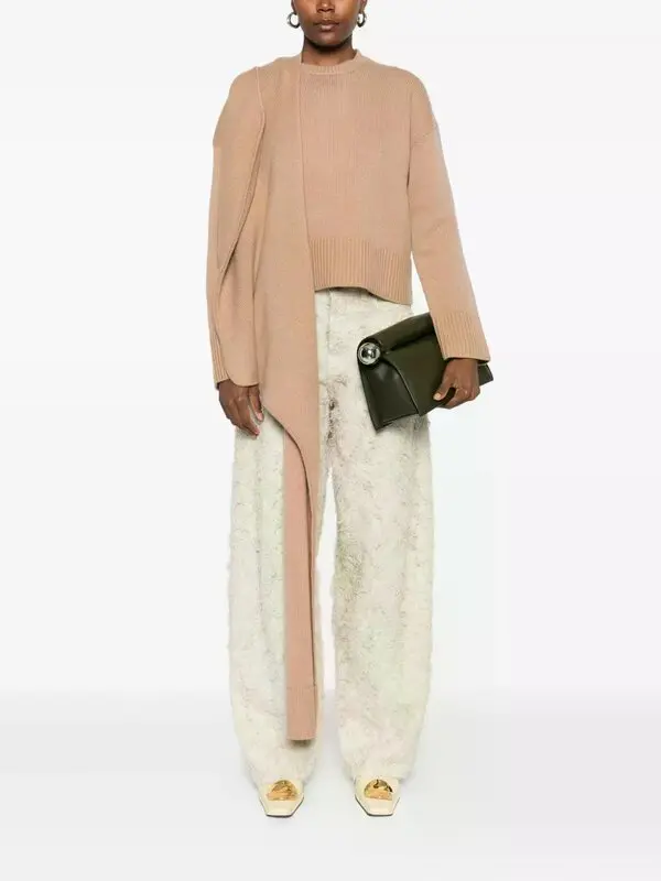 Simkhai Scarf-detailed Sweater - Brown