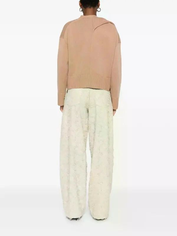 Simkhai Scarf-detailed Sweater - Brown