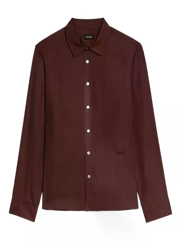 Zadig&Voltaire Embroidered Long-sleeve Shirt