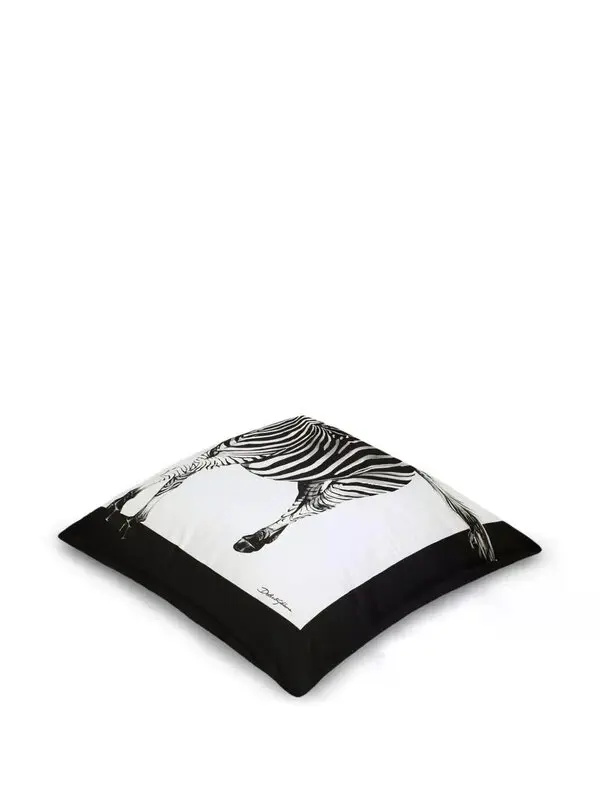 Dolce & Gabbana Large Canvas Cushion - White