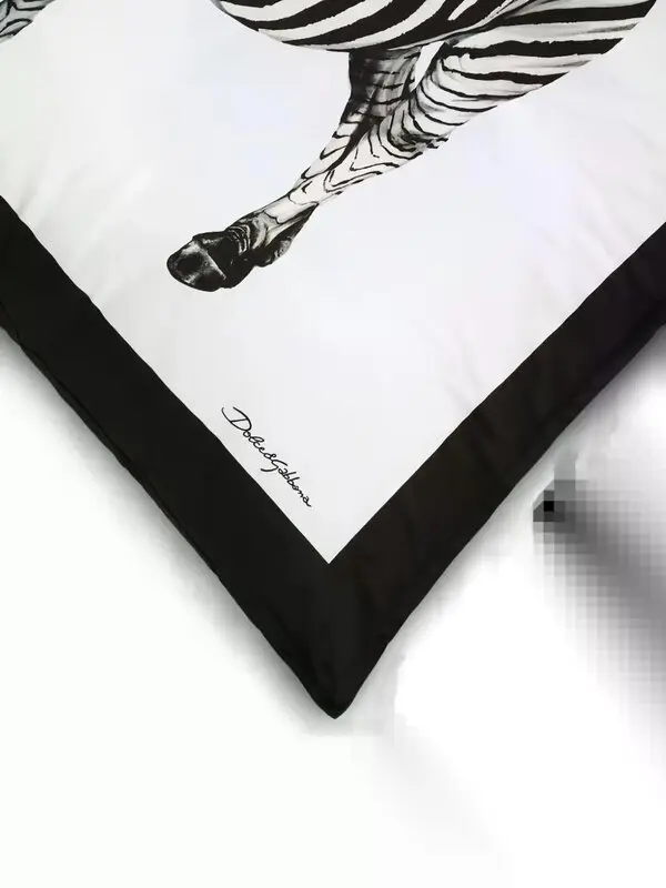 Dolce & Gabbana Large Canvas Cushion - White