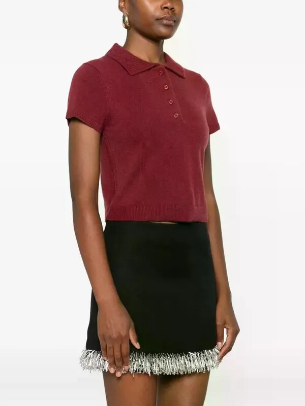 Simkhai Short-sleeve Polo Top