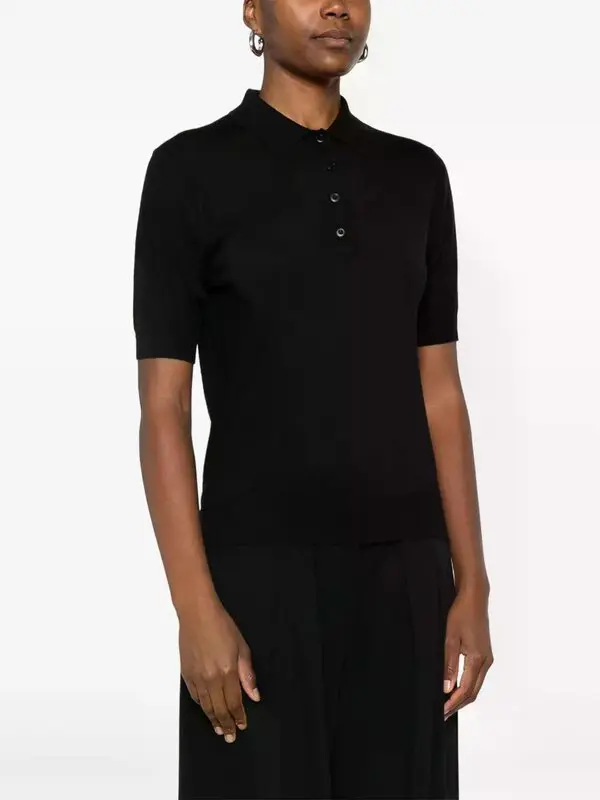 Eric Bompard Collared Short-sleeve Top