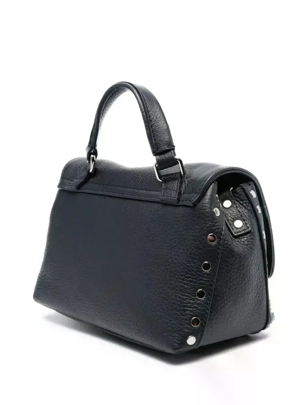 ZANELLATO Mini Postina Leather Bag - Blue