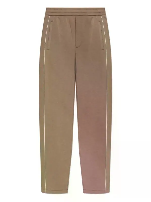 Emporio Armani Side-stripe Trousers - Neutrals