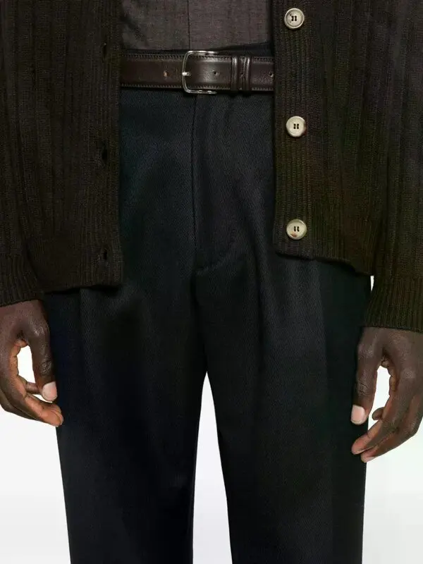 BERWICH Pleated Wool Trousers
