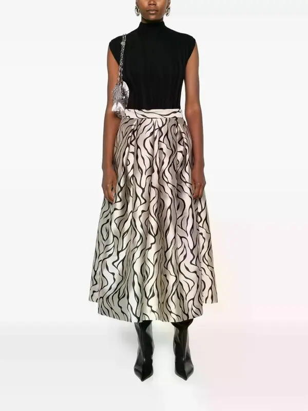 LUNATICA MILANO Pleated Maxi Skirt