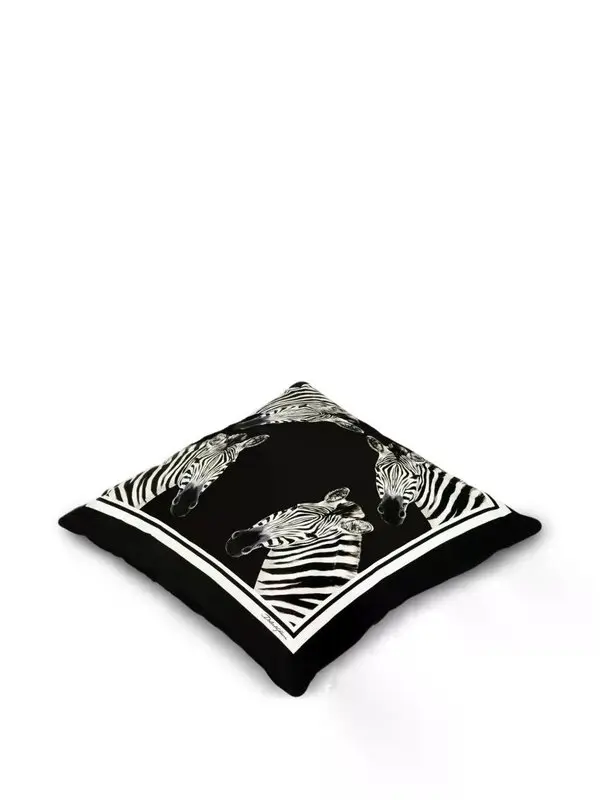 Dolce & Gabbana Large Velvet Cushion - Black