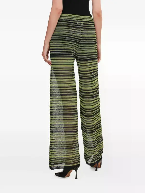 GANNI Striped-pattern Trousers