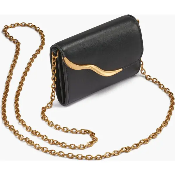 Donna Karan New York Malverne Wallet On String - Black/gold