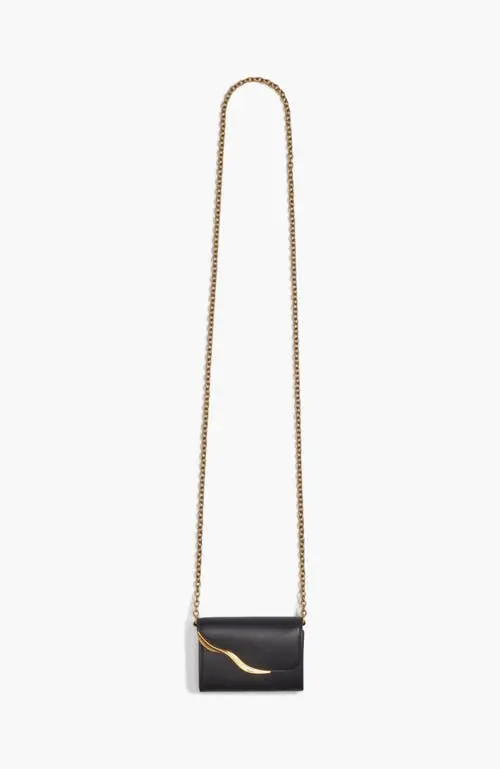 Donna Karan New York Malverne Wallet On String - Black/gold