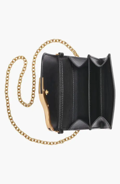 Donna Karan New York Malverne Wallet On String - Black/gold