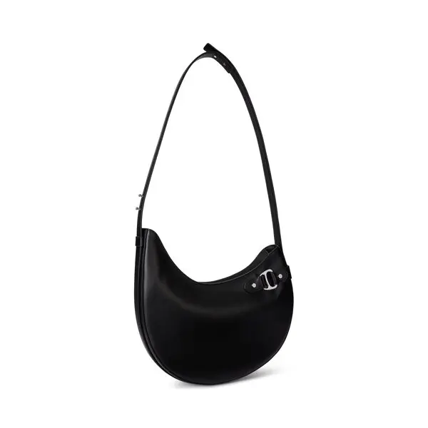 Ralph Lauren Leather Large Tasha Shoulder Bag - Black